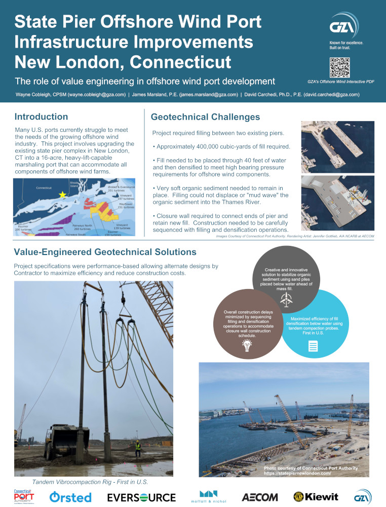 Poster: State Pier Offshore Wind Port Infrastructure Improvements, New ... Poster: State Pier Offshore Wind Port Infrastructure Improvements, New ...